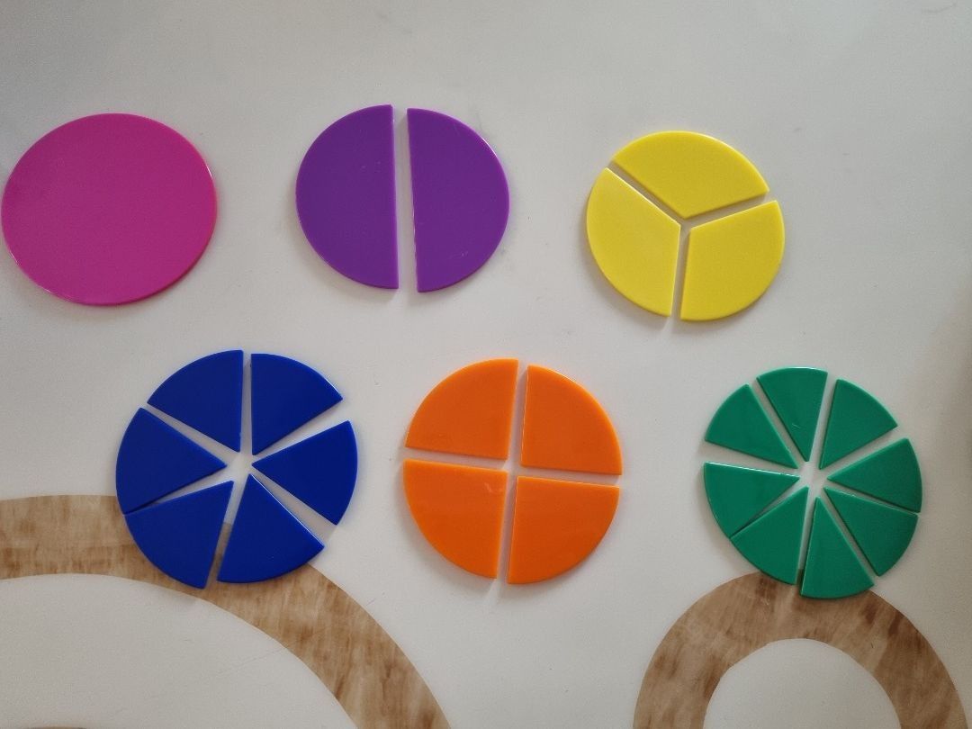 Fraction disc, Learning & Enrichment, Professional Skills on Carousell