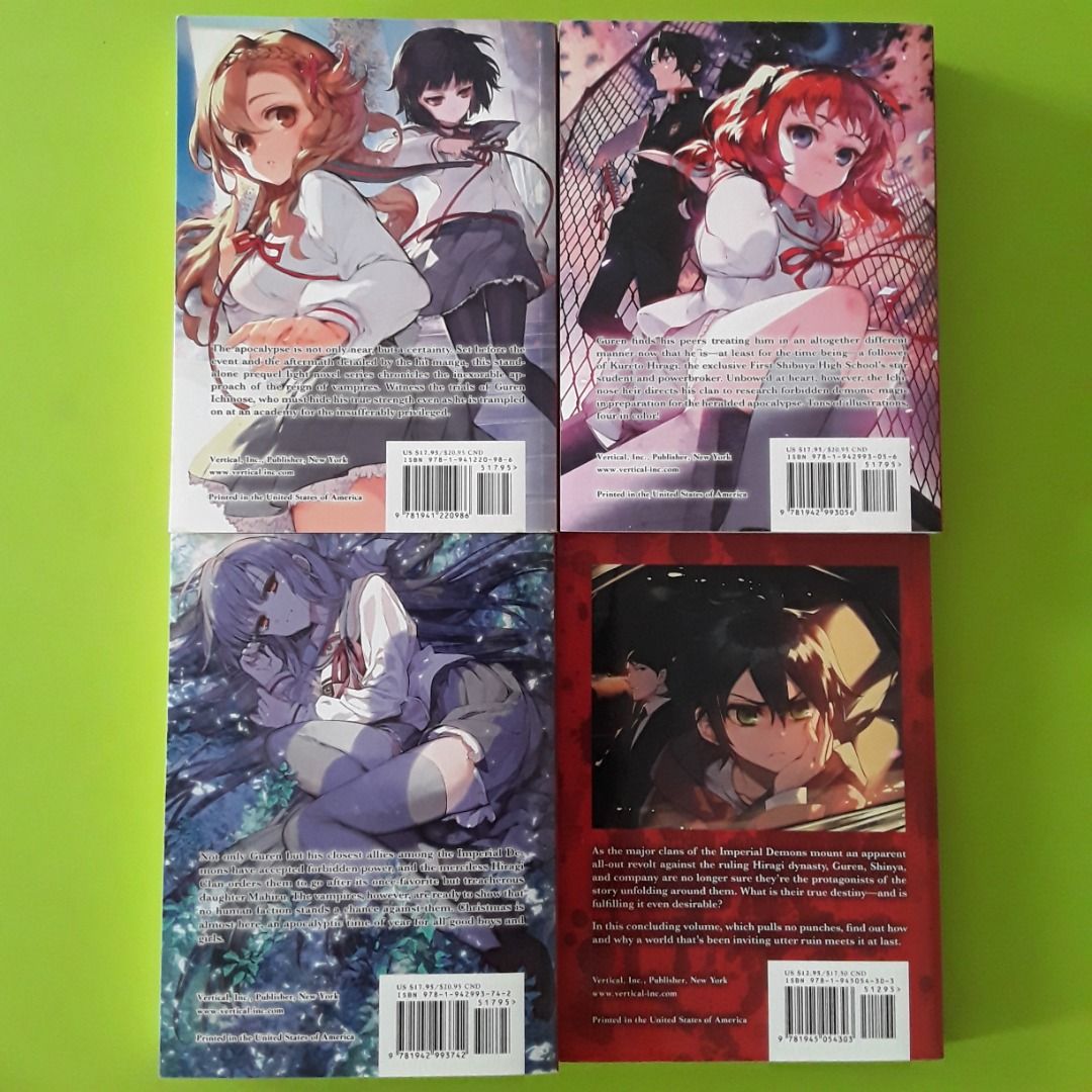 [Free tracked mail] Owari no Seraph / Seraph of the End - Guren Ichinose: Catastrophe at Sixteen ...
