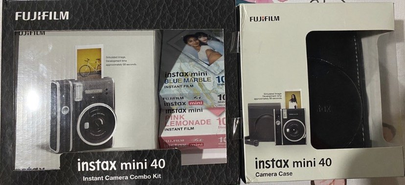 Fujifilm instax 40 set box, Photography, Cameras on Carousell