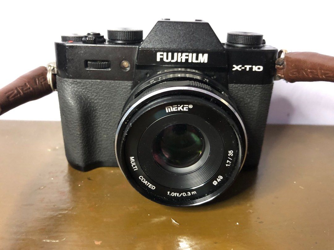 Fujifilm XT10 with 35mm Meike Lens, Photography, Cameras on Carousell