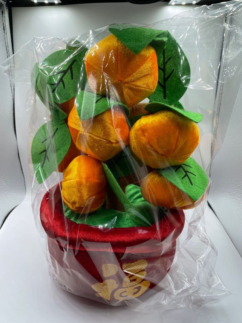 Funclaw Fun Claw Mandarin Orange plant tree pot plush plushie chinese ...