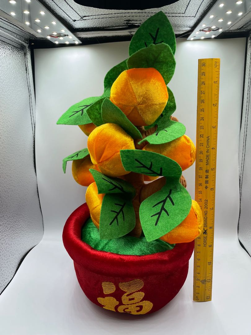 Funclaw Fun Claw Mandarin Orange plant tree pot plush plushie chinese ...