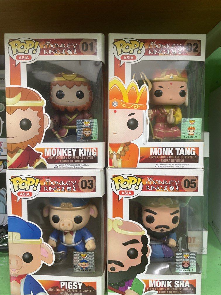 Funko Pop - Monkey King Set, Hobbies & Toys, Toys & Games on Carousell