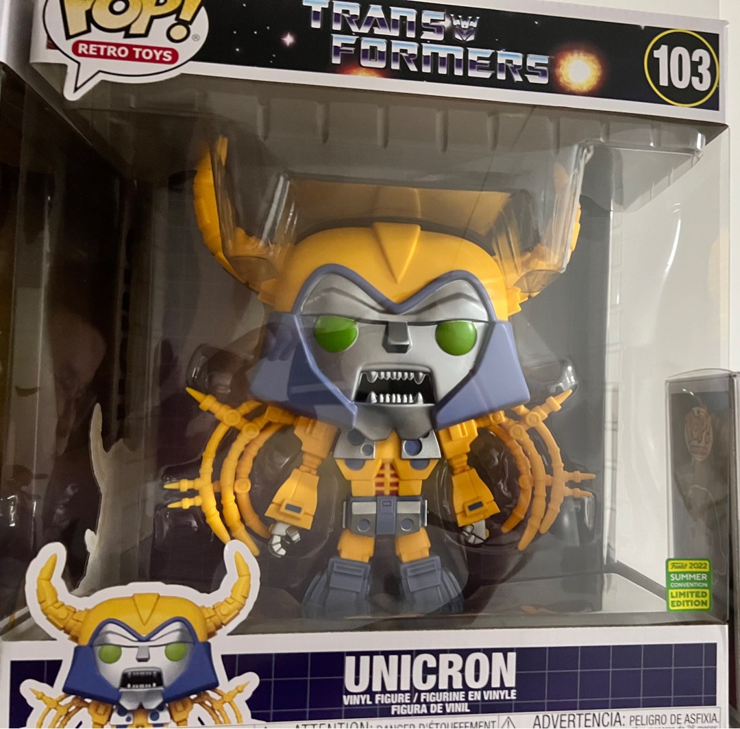 Funko POP Transformers Unicron SDCC 2022 Exclusive, Hobbies & Toys ...