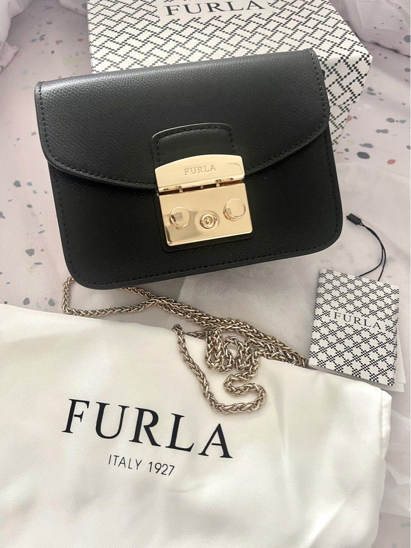 Furla Metropolis Sling Bag Mini, Luxury, Bags & Wallets on Carousell