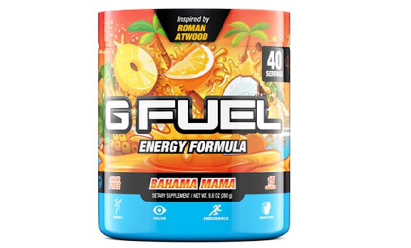 G Fuel Bahama Mama Elite Energy Powder Roman Atwood (40 Servings ...