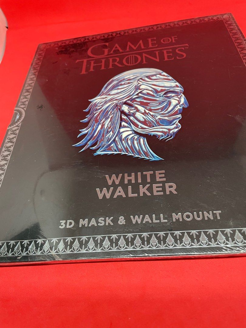 Game Of Thrones White Walker 3D Mask and Wall Mount, Hobbies & Toys ...