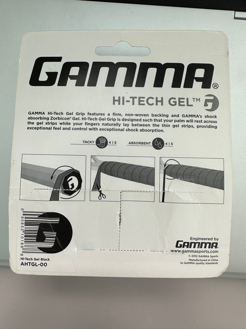 Gamma Tennis Grips, Sports Equipment, Sports & Games, Racket & Ball ...