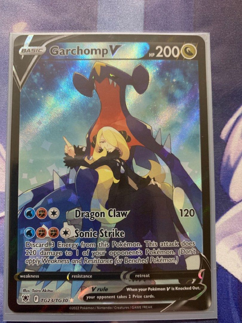 Garchomp V Full art CSR TG, Hobbies & Toys, Toys & Games on Carousell