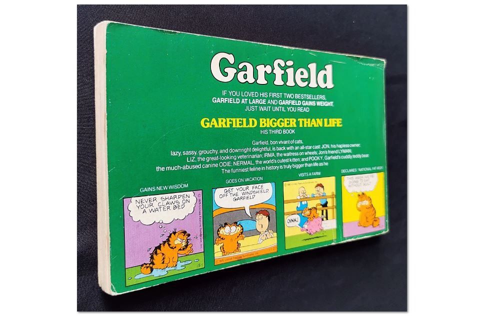 Garfield Bigger Than Life (Vol 3) Comic Strip Book, Hobbies & Toys ...