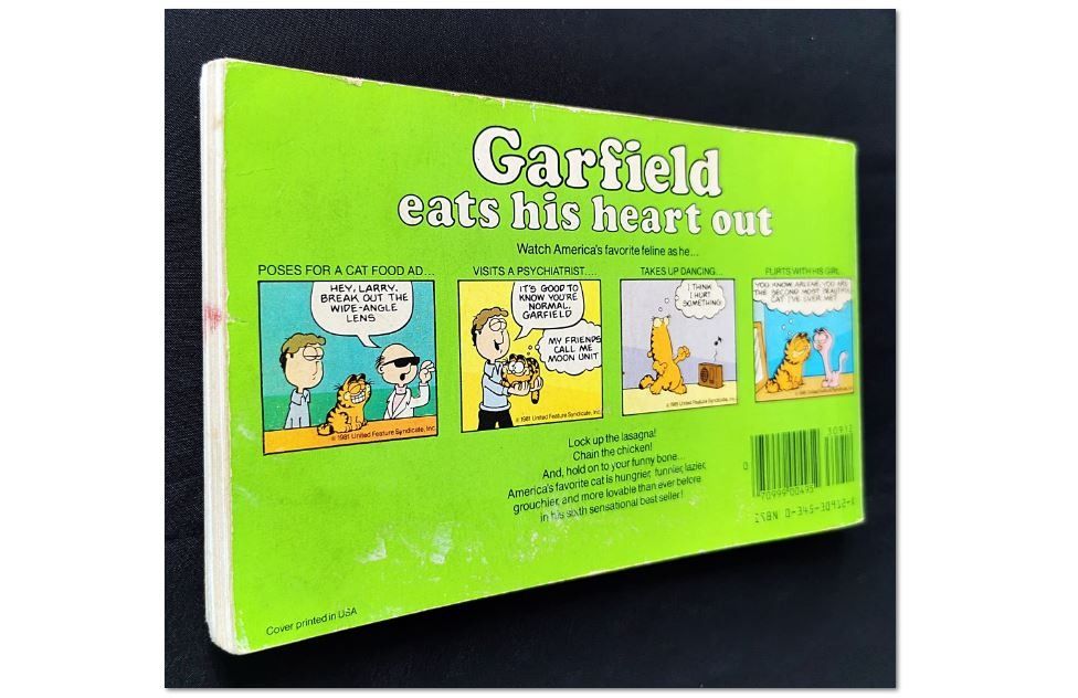 Garfield Eats His Heart Out (Vol 6) Comic Strip Book, Hobbies & Toys ...