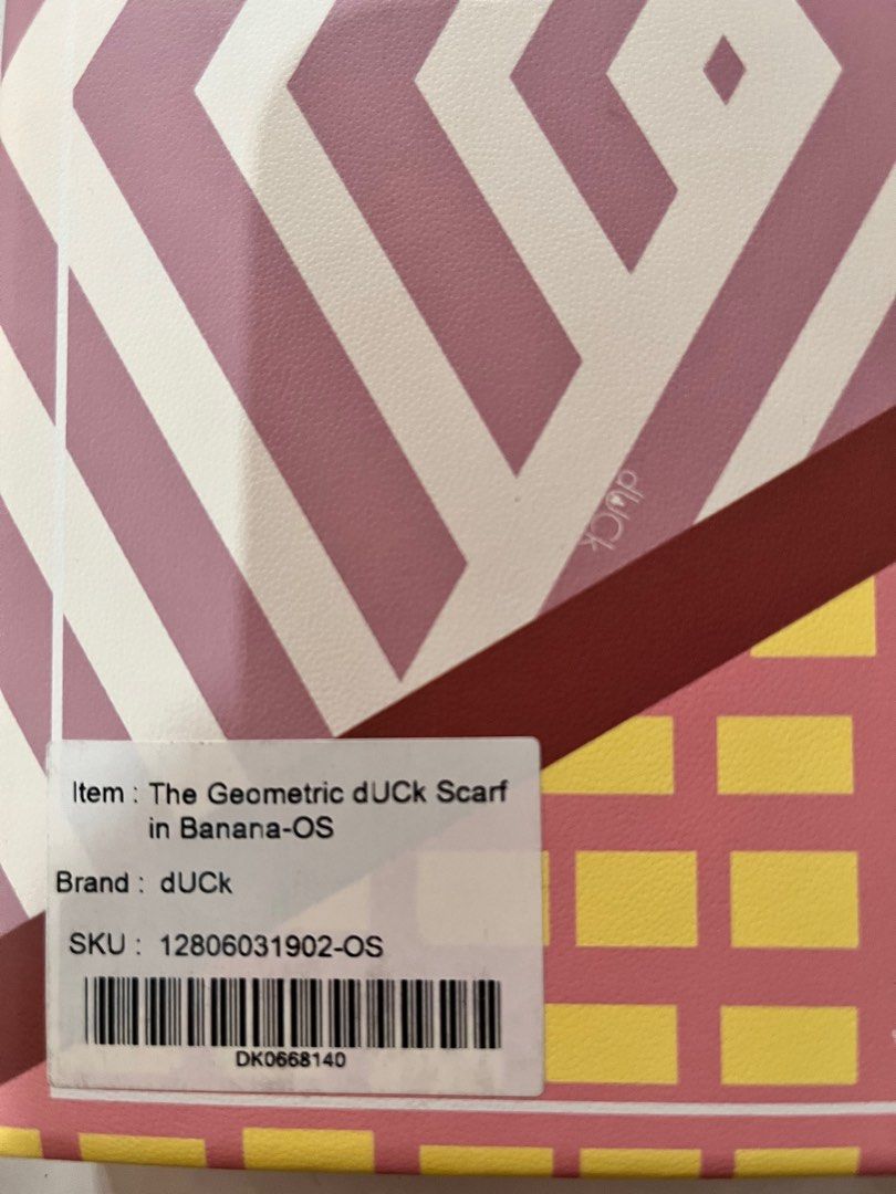 Geometric dUCk in Banana, Women's Fashion, Muslimah Fashion, Hijabs on ...