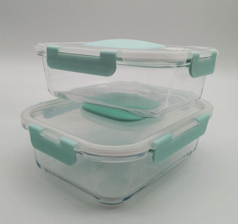 Glass Tupperware with Vacuum Function, Furniture & Home Living ...