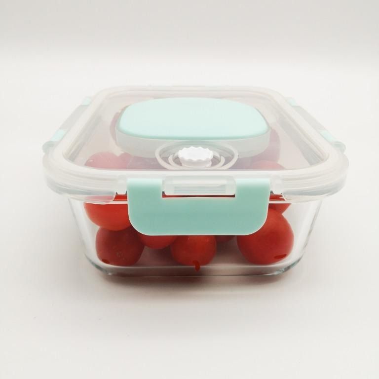 Glass Tupperware with Vacuum Function, Furniture & Home Living ...