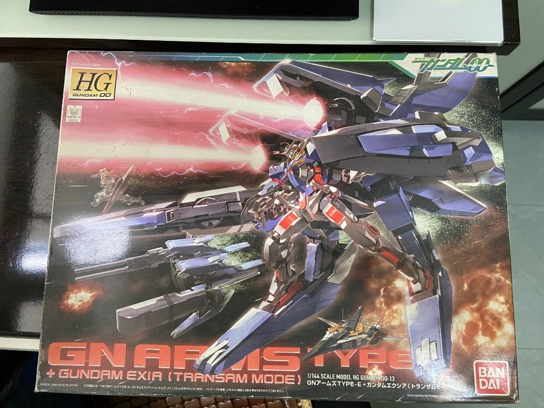 剩GN arms HG 00 1/144 Gundam Exia (Tran-sm Mode) + GN Arms Type E 高達 艾斯亞 能天使 OO, 興趣及遊戲, 玩具 & 遊戲類 ...