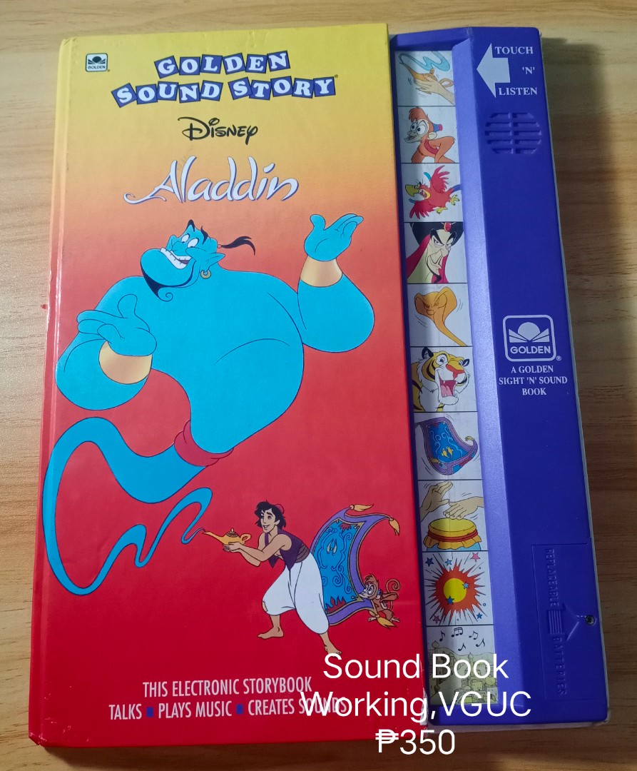 Golden Sound Story Disney Aladdin, Hobbies & Toys, Books & Magazines ...