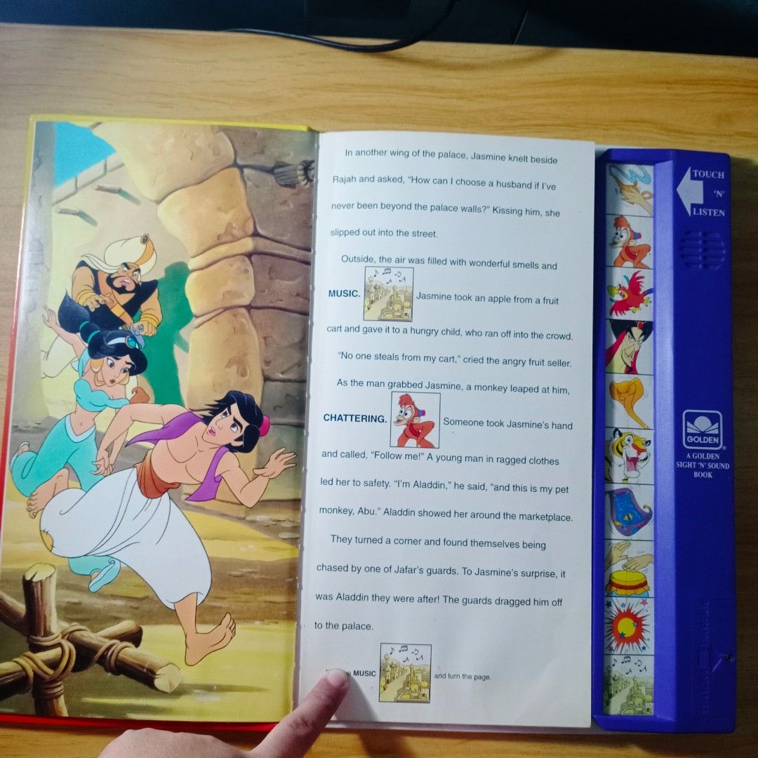 Golden Sound Story Disney Aladdin, Hobbies & Toys, Books & Magazines ...