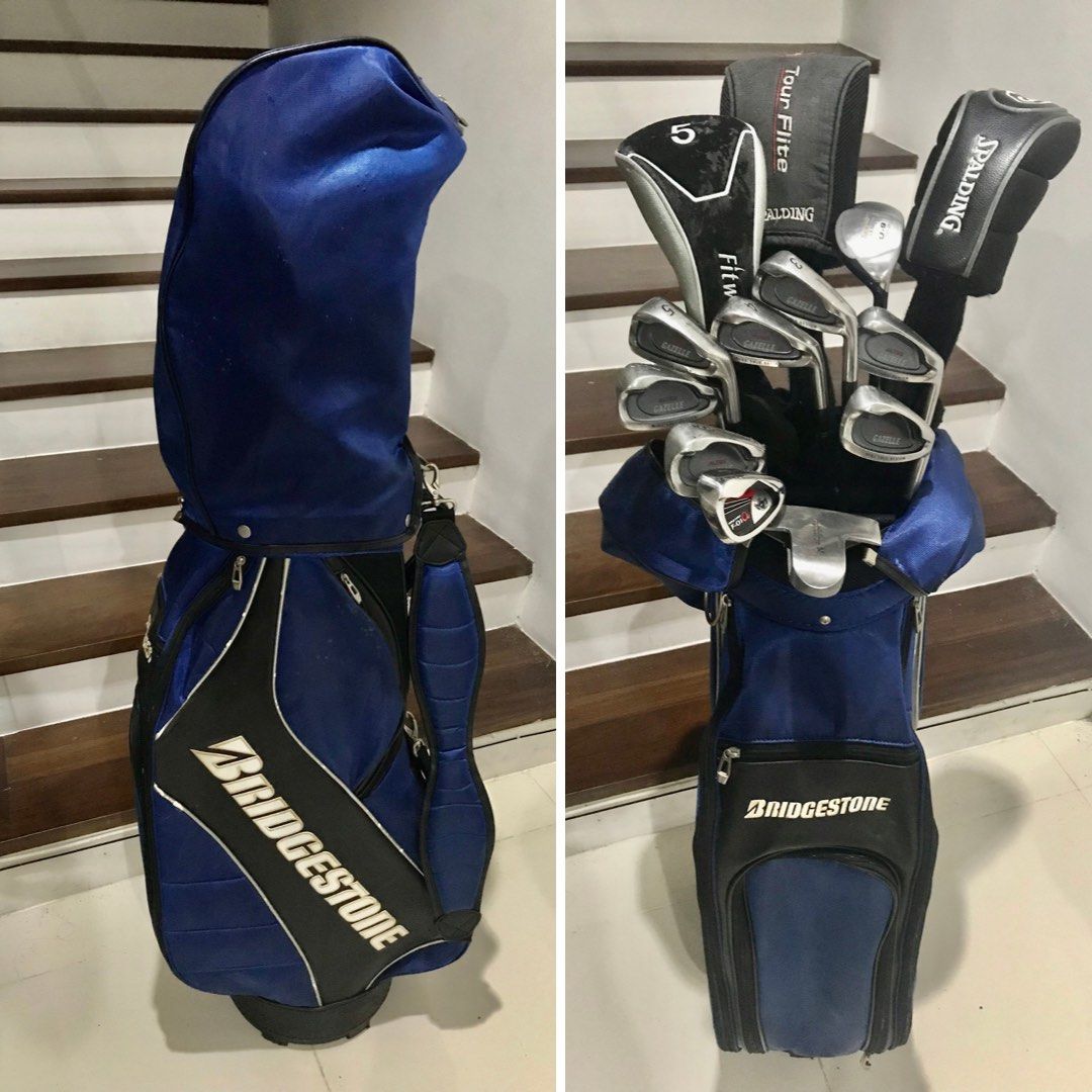 Golf Set, Iron Bridgestone Gazzele 7pcs, Driver Exsole Titanium, Wood 3 ...