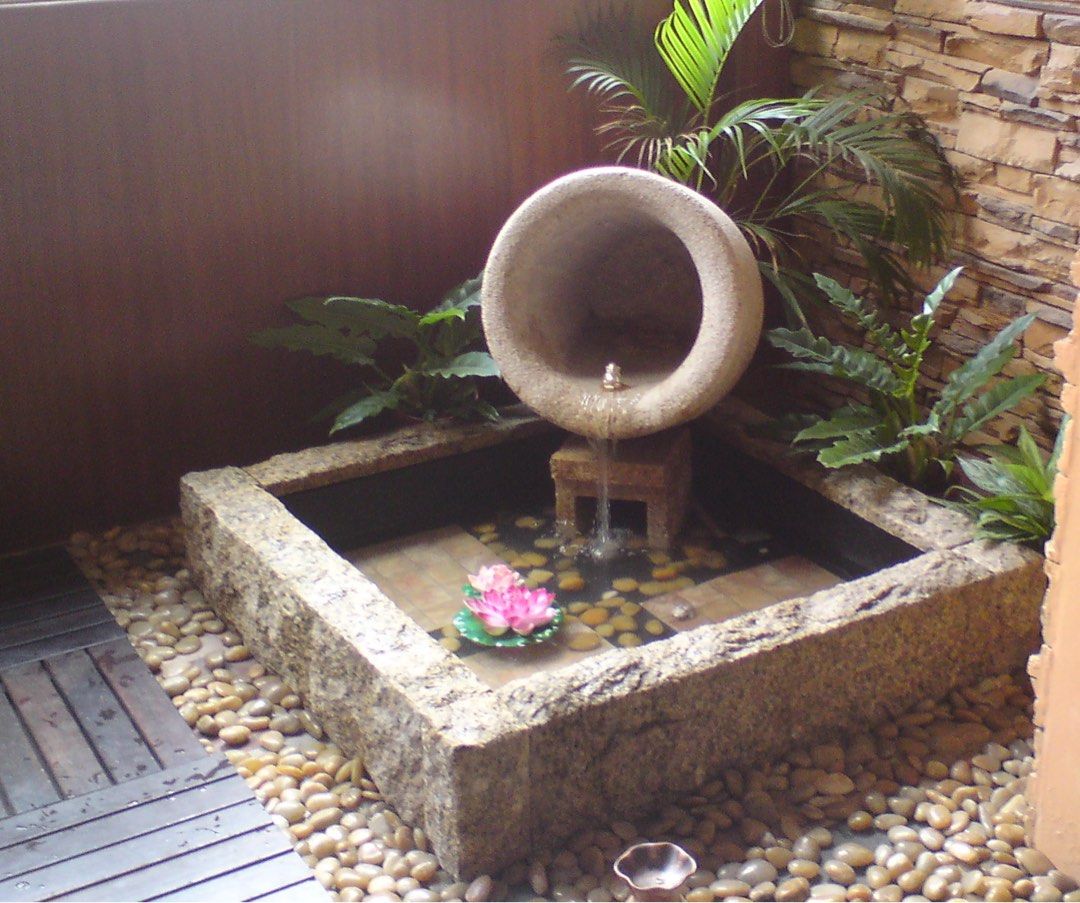 Granite water feature pond, Furniture & Home Living, Home Decor, Other ...