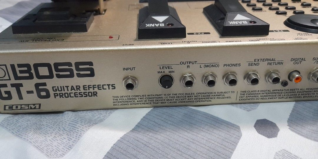 GT6 BOSS Guitar Effects, Hobbies & Toys, Music & Media, Music ...
