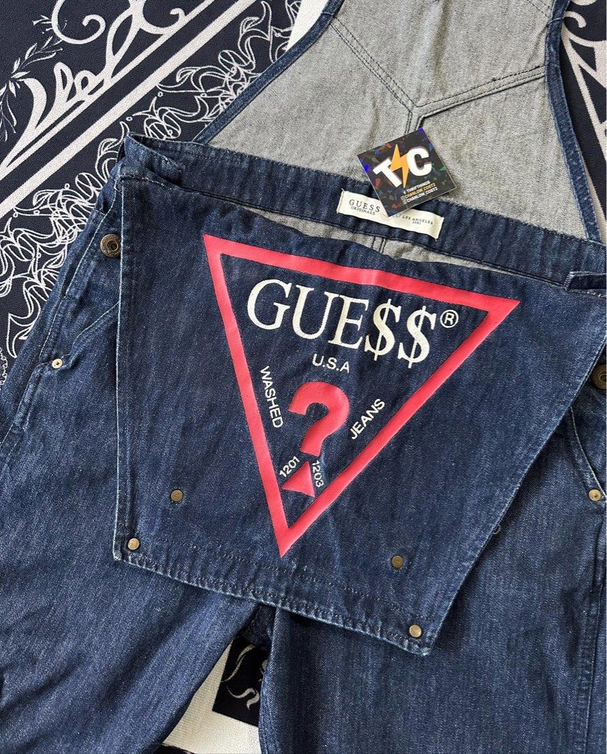 Guess ASAP Rocky denim Suit, Men's Fashion, Activewear on Carousell