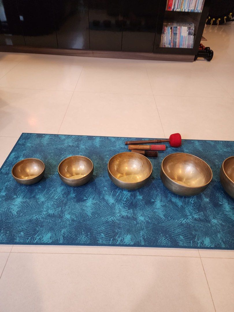 Handmade Singing Bowls Set from Nepal, Hobbies & Toys, Music & Media ...