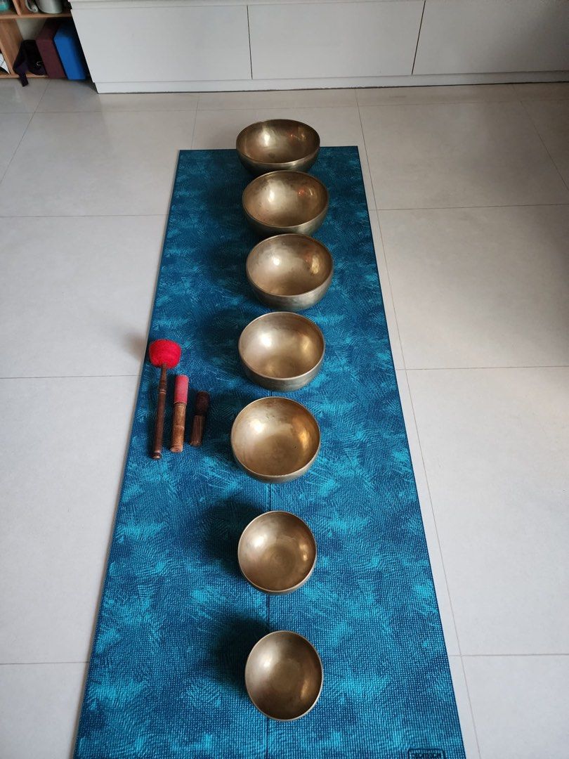 Handmade Singing Bowls Set from Nepal, Hobbies & Toys, Music & Media ...