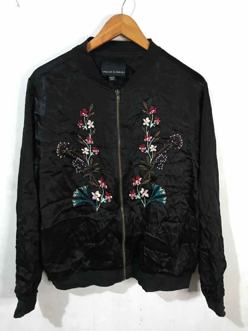 harlowe n graham bomber jacket, Women's Fashion, Coats, Jackets and ...