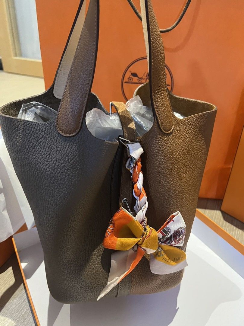 Hermes picotin 22 tri color, Women's Fashion, Bags & Wallets, Shoulder ...