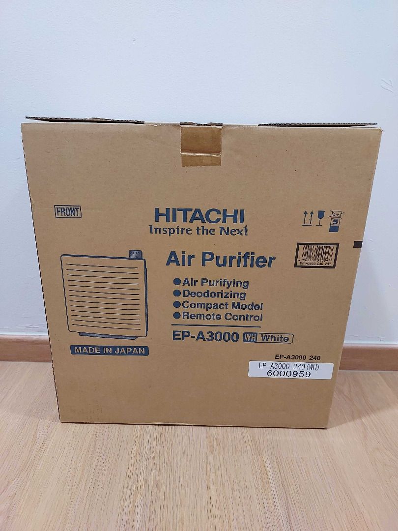 Hitachi EP-A3000 Air Purifier, TV & Home Appliances, Air Purifiers ...