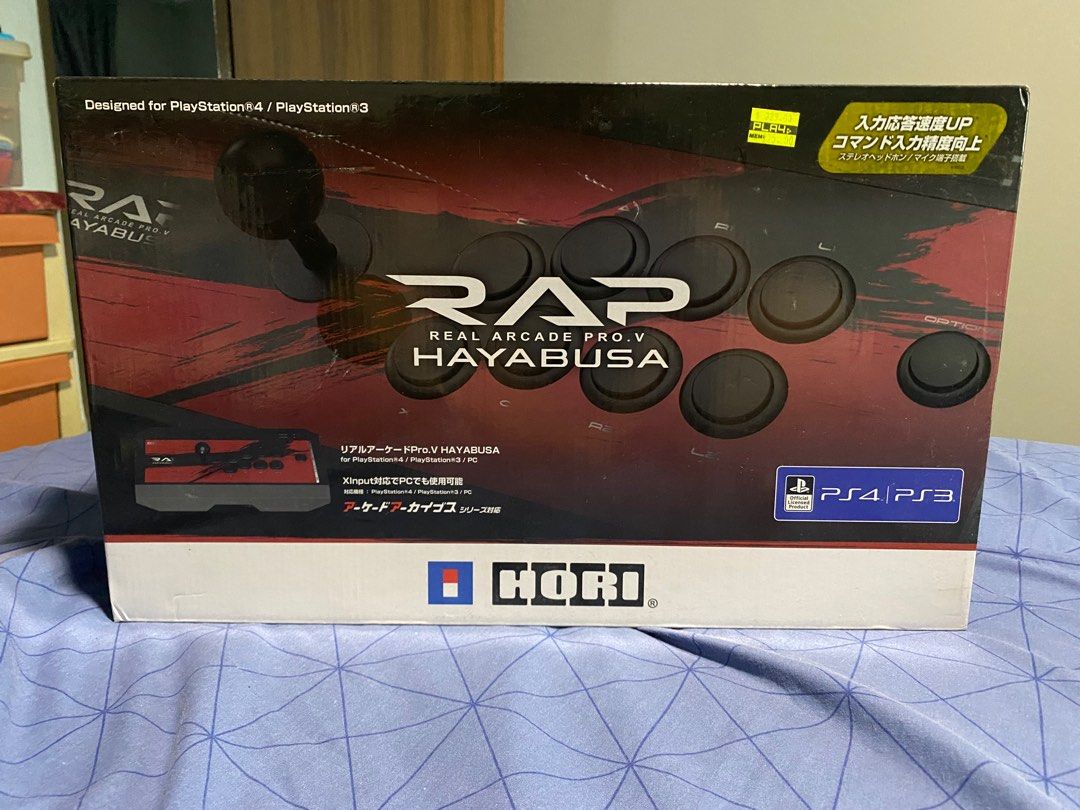 Hori rap pro.v hayabusa arcade stick, Hobbies & Toys, Toys & Games on ...
