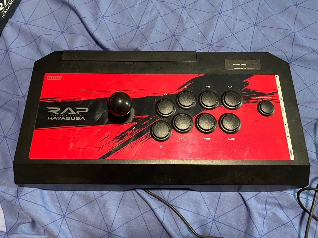 Hori rap pro.v hayabusa arcade stick, Hobbies & Toys, Toys & Games on ...