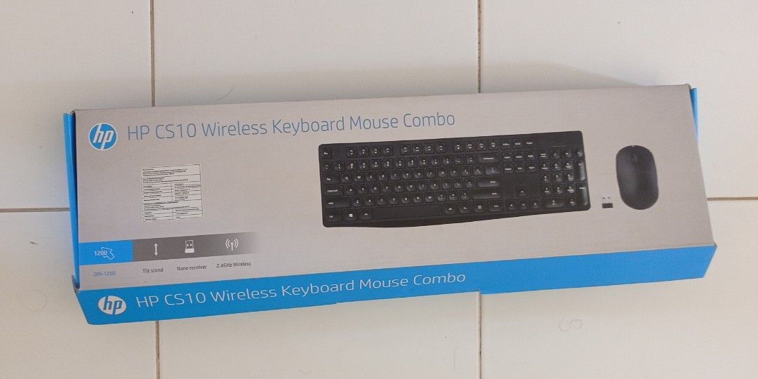 Hp Keyboard Mouse Cs10 Wireless Computers And Tech Parts And Accessories Computer Keyboard