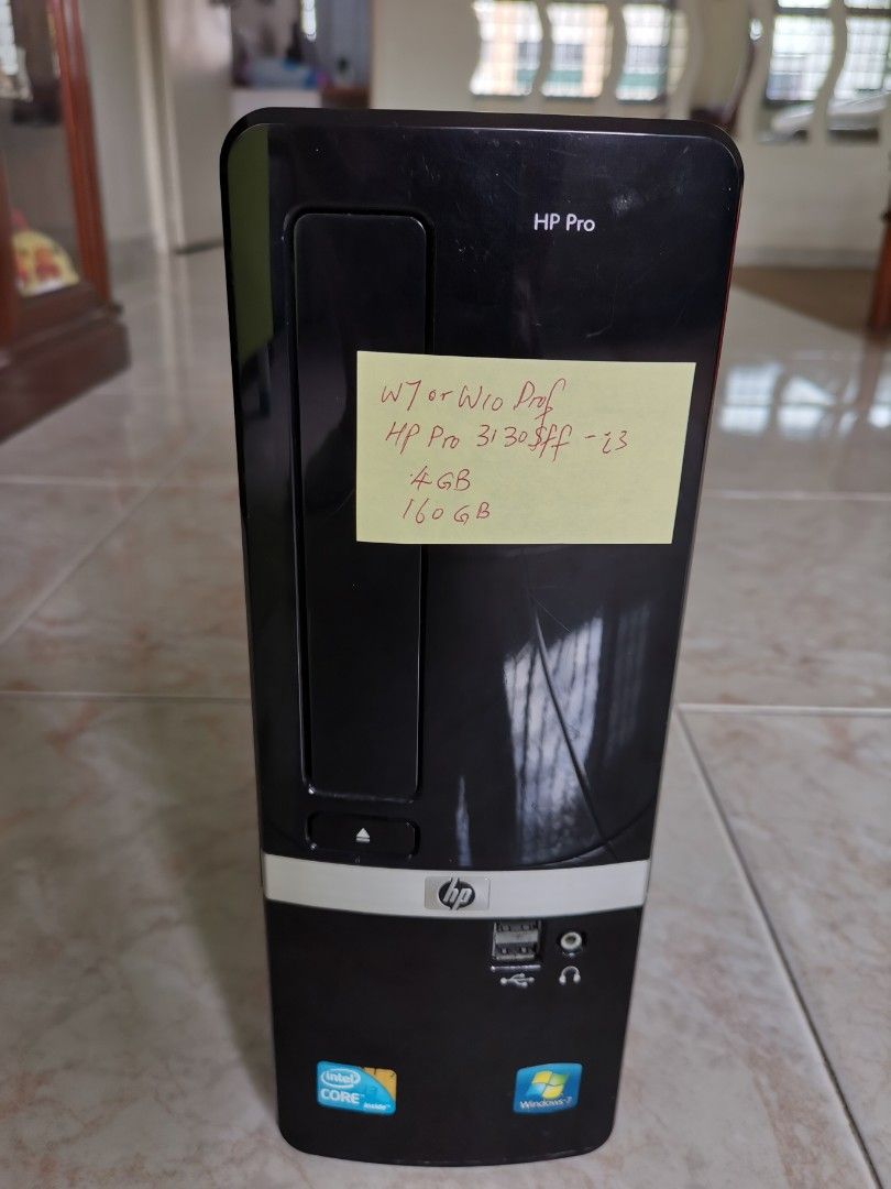 HP pro 3130 sff i3, Computers & Tech, Desktops on Carousell