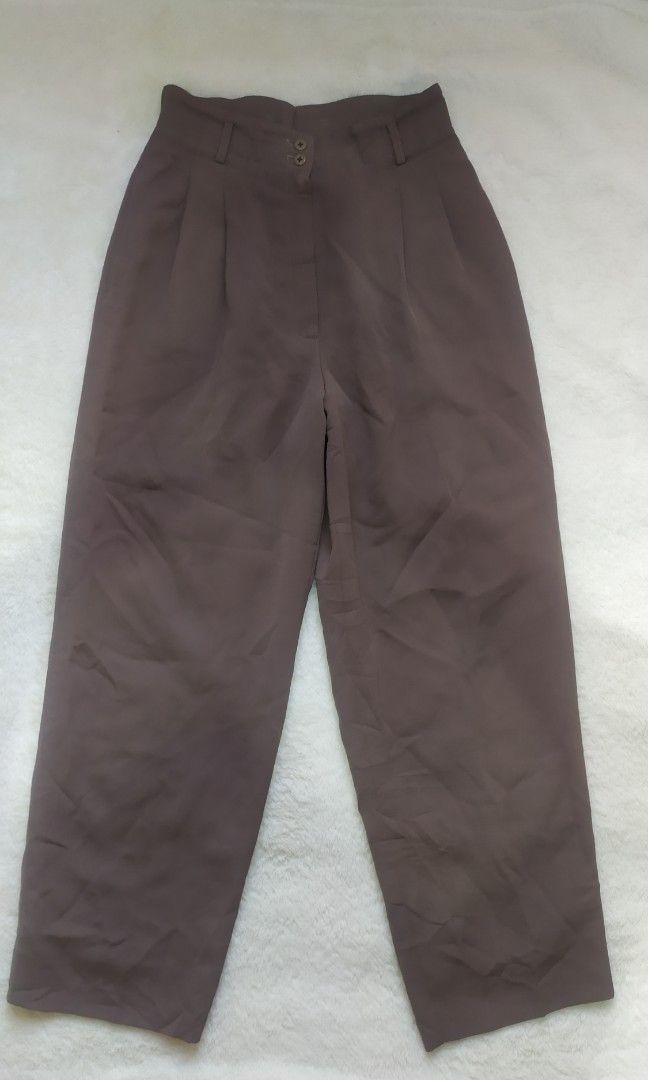 HQ Japan brand super hw moss green cigarette trouser, Women's Fashion ...