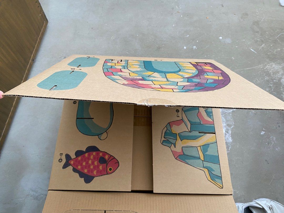 Huggies play box (empty carton), Hobbies & Toys, Toys & Games on Carousell