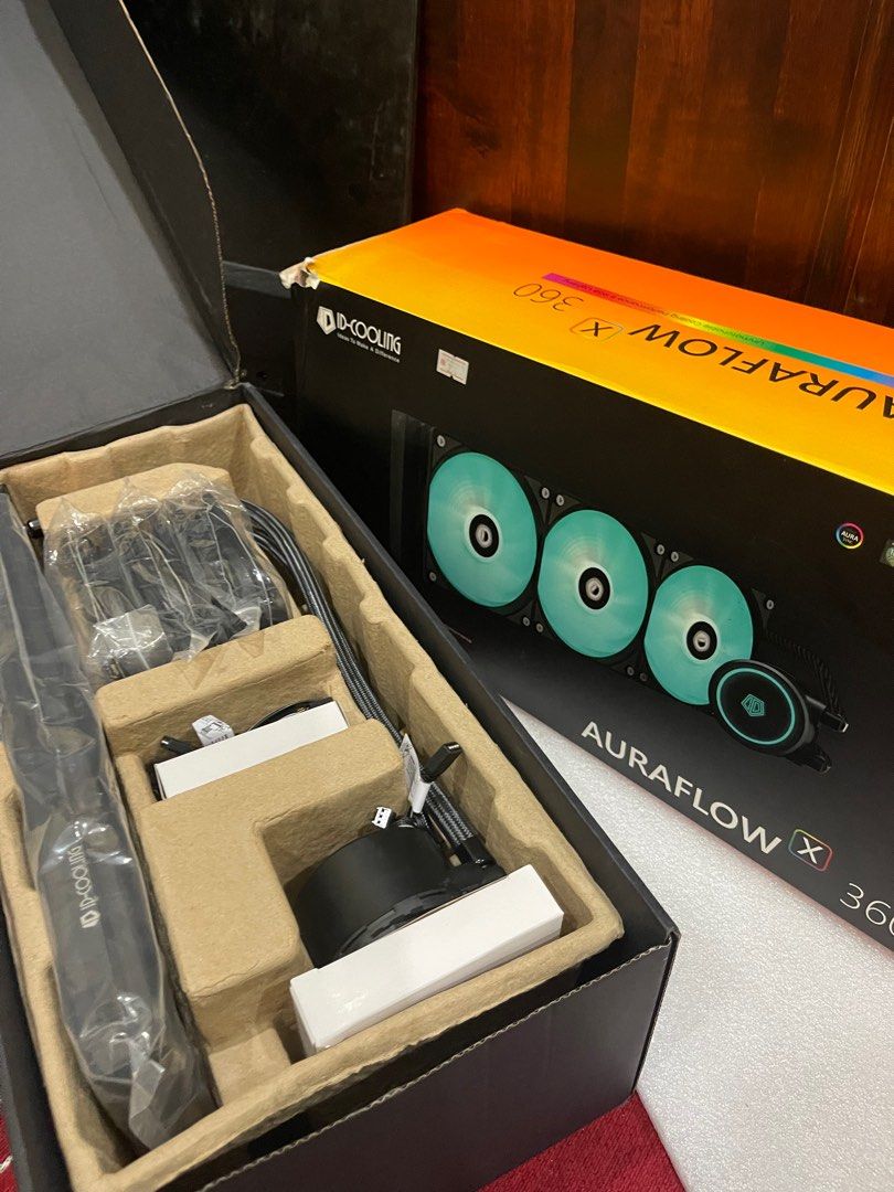 ID-Cooler AuraFlow X 360 3 fan (RGB), Computers & Tech, Parts ...