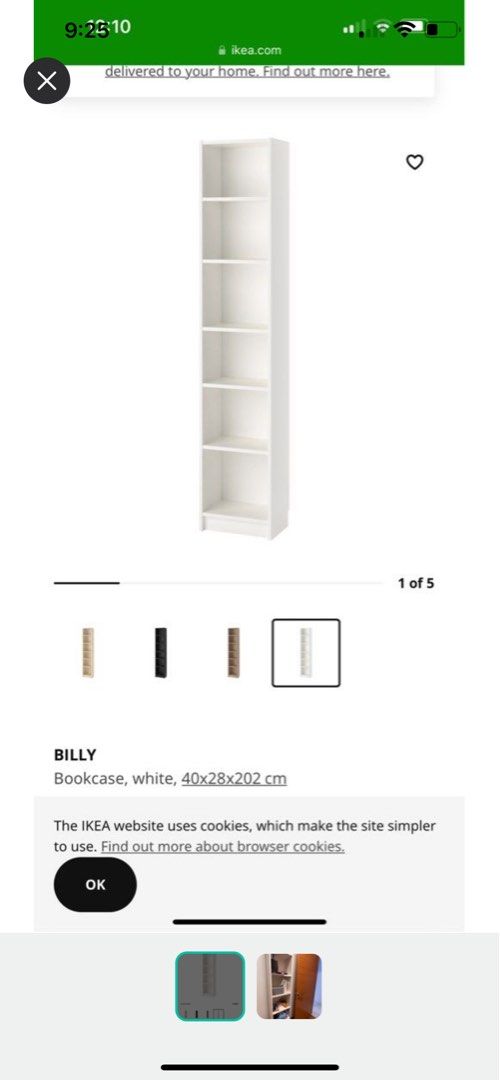 IKEA 2m high bookcase, Furniture & Home Living, Furniture, Shelves ...