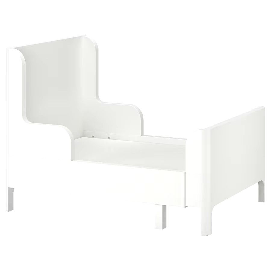 IKEA Busunge Extendable Bed + Omsint Mattress, Furniture & Home Living ...