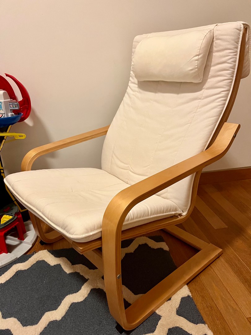 IKEA rocking chair, Furniture & Home Living, Furniture, Chairs on Carousell