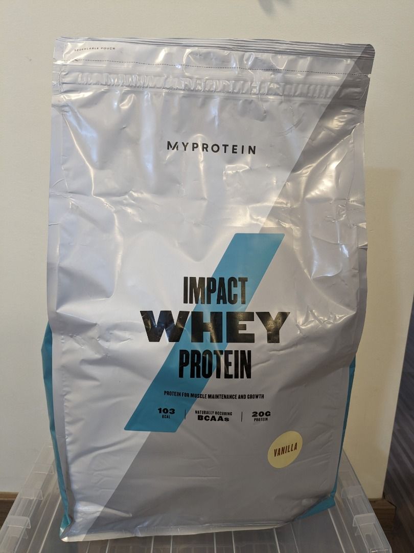 Impact Whey Protein - 5kg Vanilla, Health & Nutrition, Health Supplements, Sports & Fitness ...
