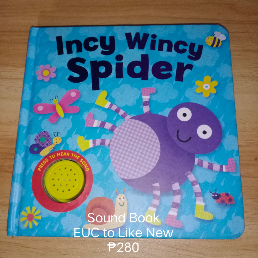 Incy Wincy Spider Sound Book, Hobbies & Toys, Books & Magazines ...