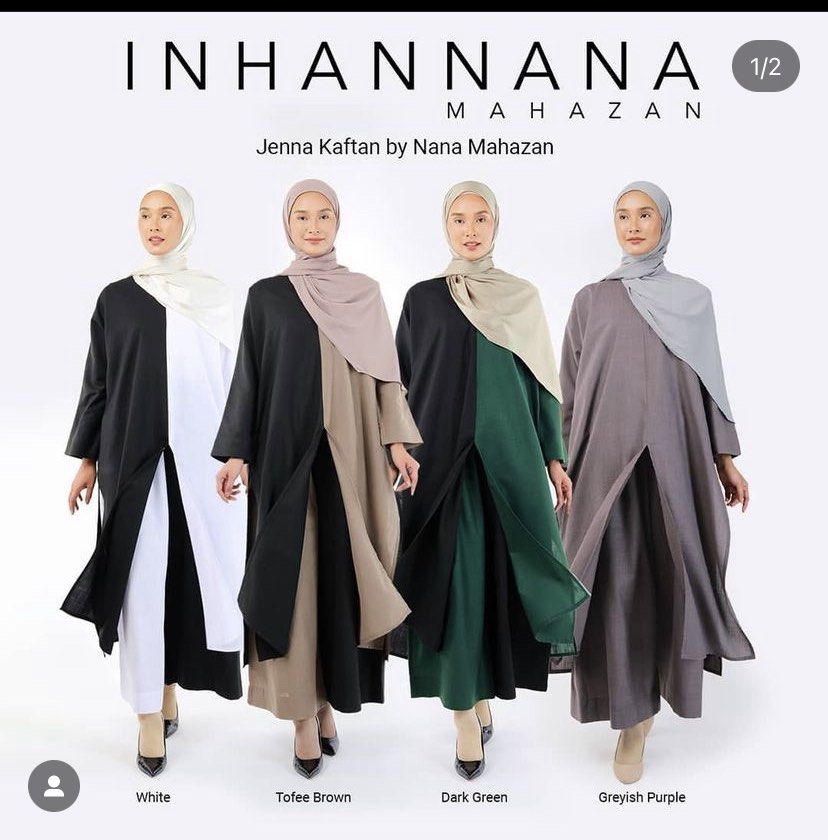 Inhannashop, Women's Fashion, Muslimah Fashion, Baju Kurung & sets on ...