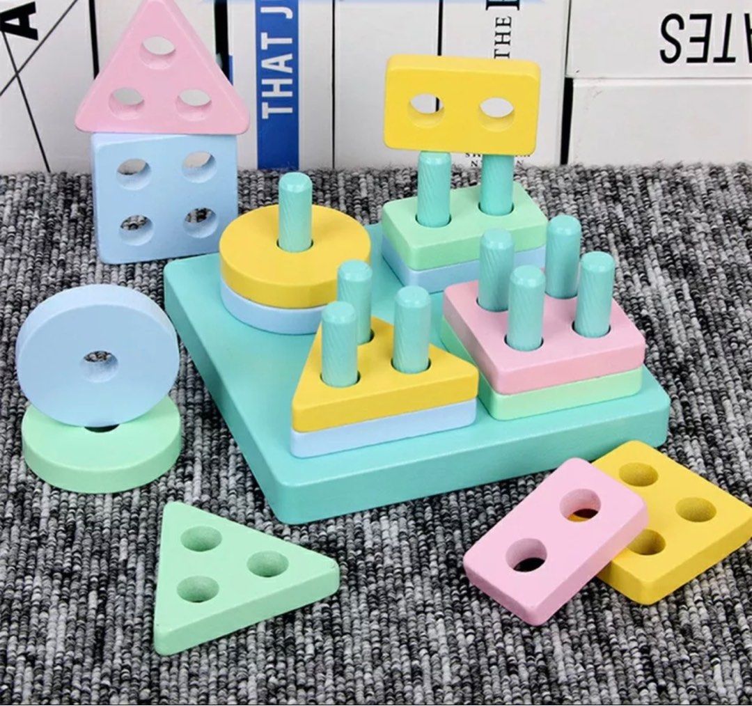Instock* interactive stack up blocks, Babies & Kids, Infant Playtime on ...