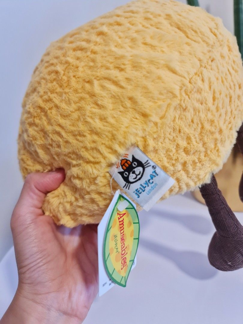 Jellycat Amuseable Lemon Soft Toy 18cm, Babies & Kids, Infant Playtime ...