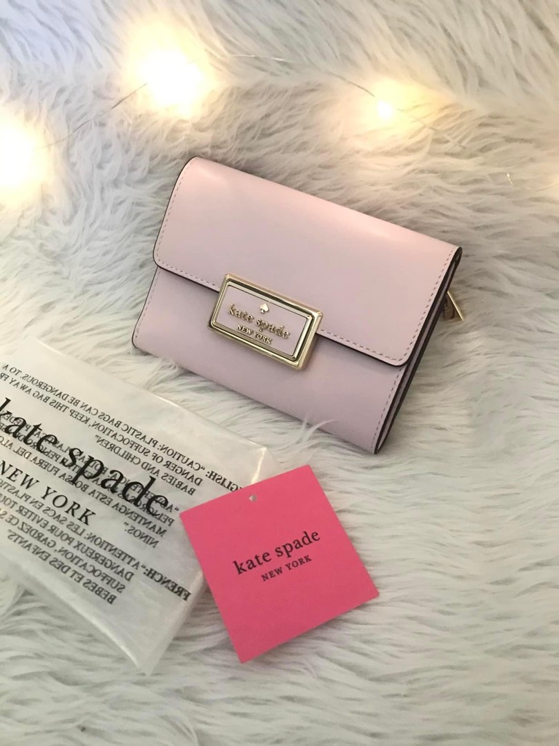 Kate Spade Trifold Wallet 100% Original, Women's Fashion, Bags ...