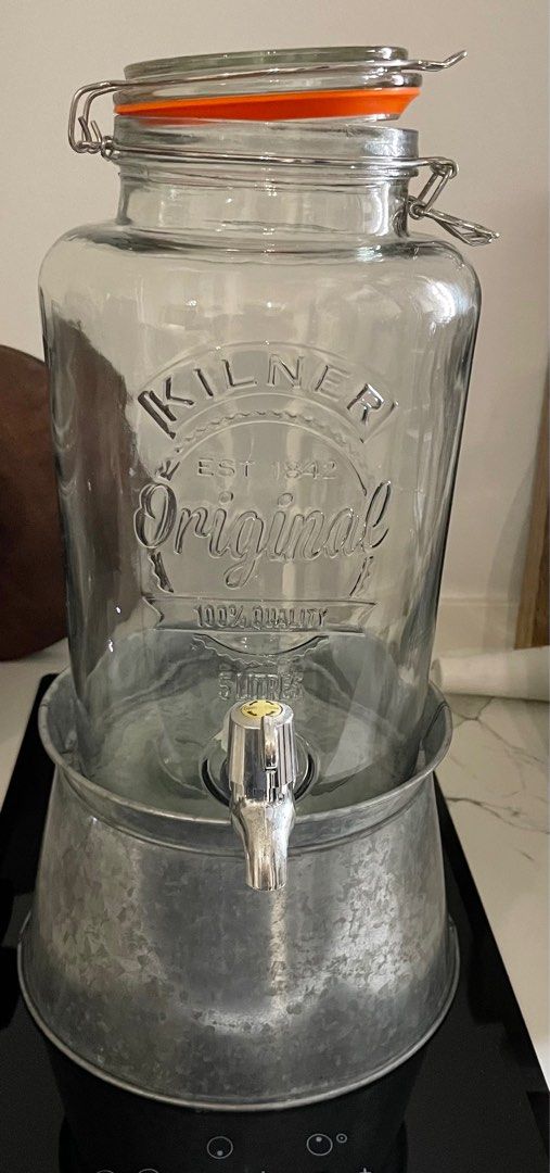 Kilner Beverage Dispenser with stand, Furniture & Home Living ...