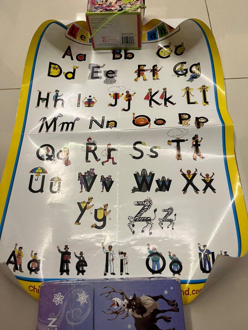 Laminated Letterland Phonics Wall Chart, Hobbies & Toys, Books ...