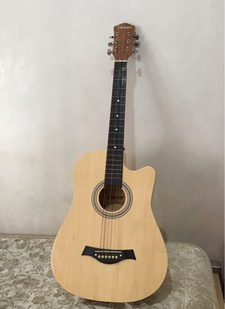 Lanzer Acoustic Guitar, Hobbies & Toys, Music & Media, Musical ...