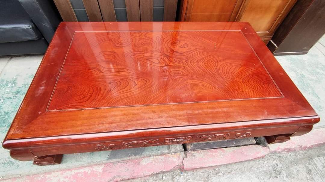 Large size center table Solid wood H14.5 L59.5 W36 inches, Furniture ...